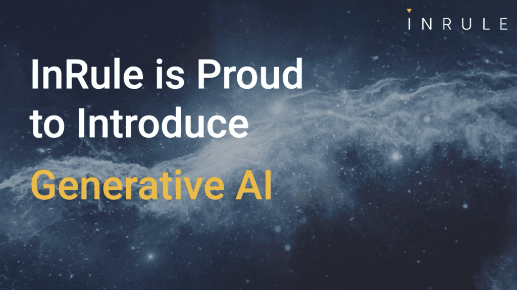 Introducing Generative Ai Inrule